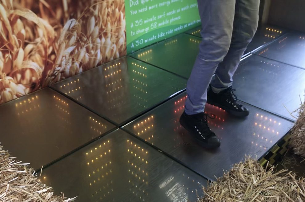 Kinetic Energy Floor Tiles for Events and Brand Activations