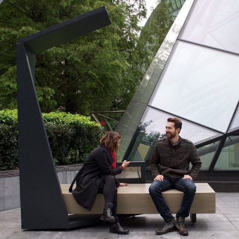 Smart Solar Powered Benches For Permanent Installations
